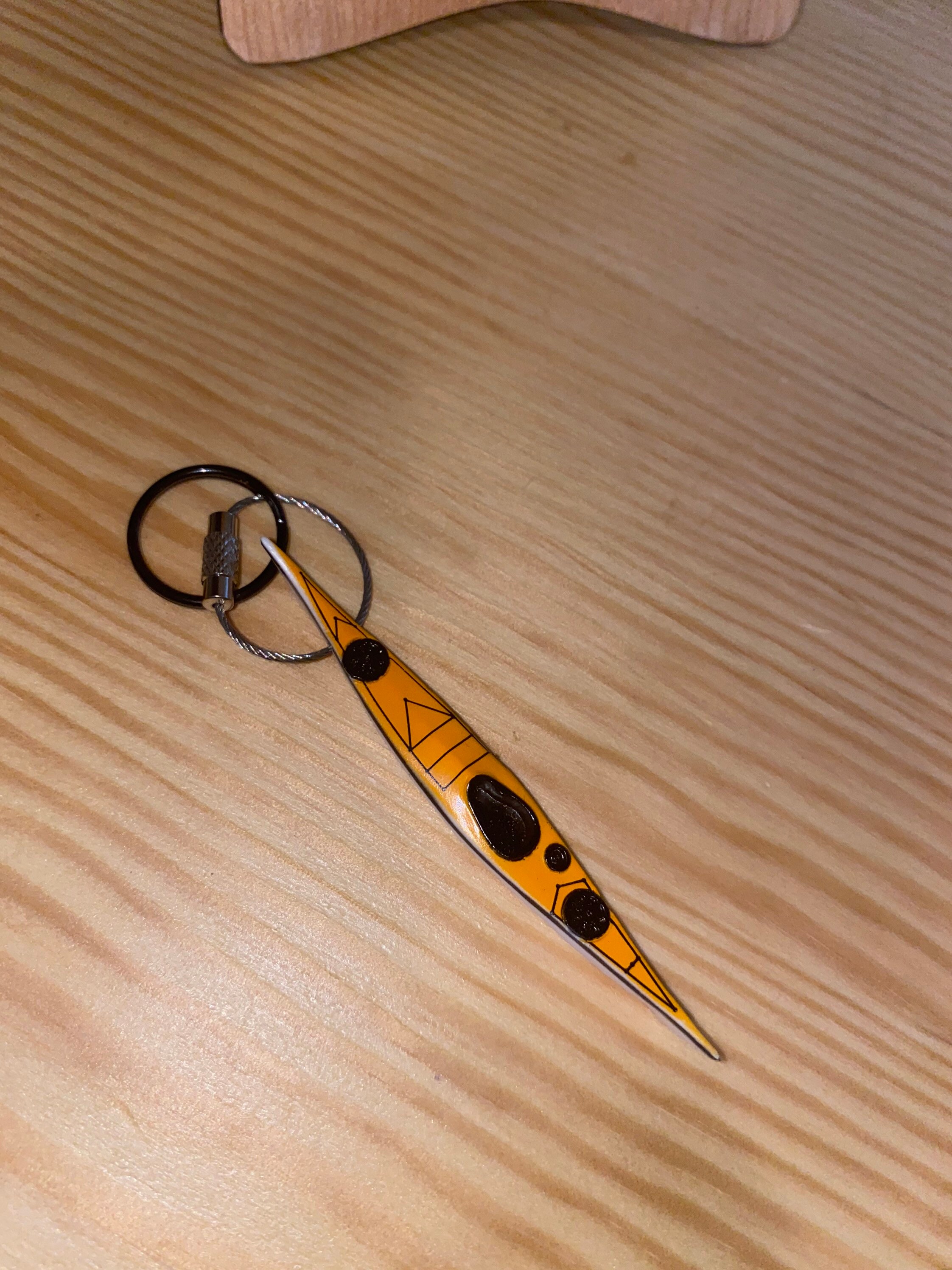 Sea Kayak Keychain Key Ring KEYAK | Etsy