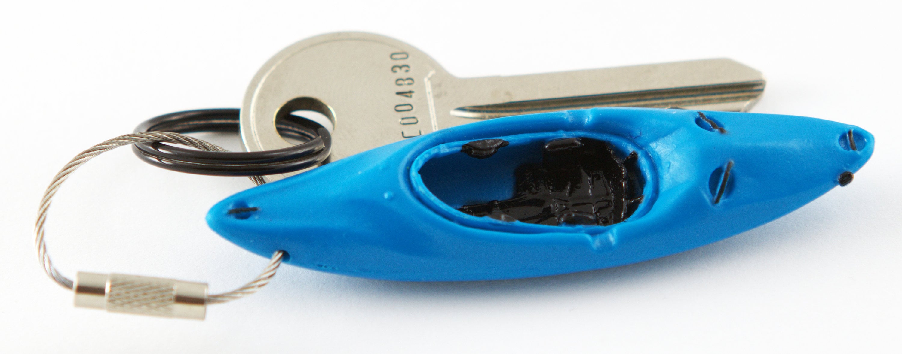 White Water Recreational Kayak Key Chain Key Ring KEYAK - Etsy