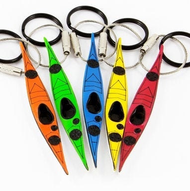 Sea Kayak Keychain Key Ring KEYAK | Etsy