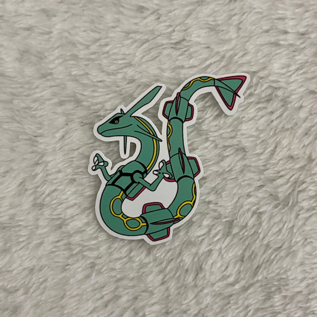 Pokémon Rayquaza Sticker - Etsy