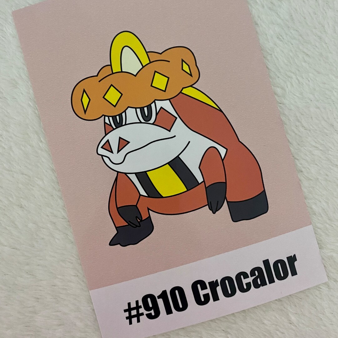 Pokemon 910 Crocalor Art Print - Etsy