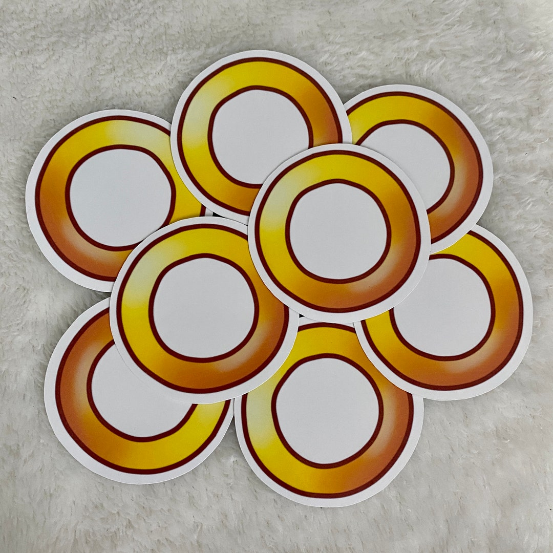 Sonic Ring Stickers - Etsy