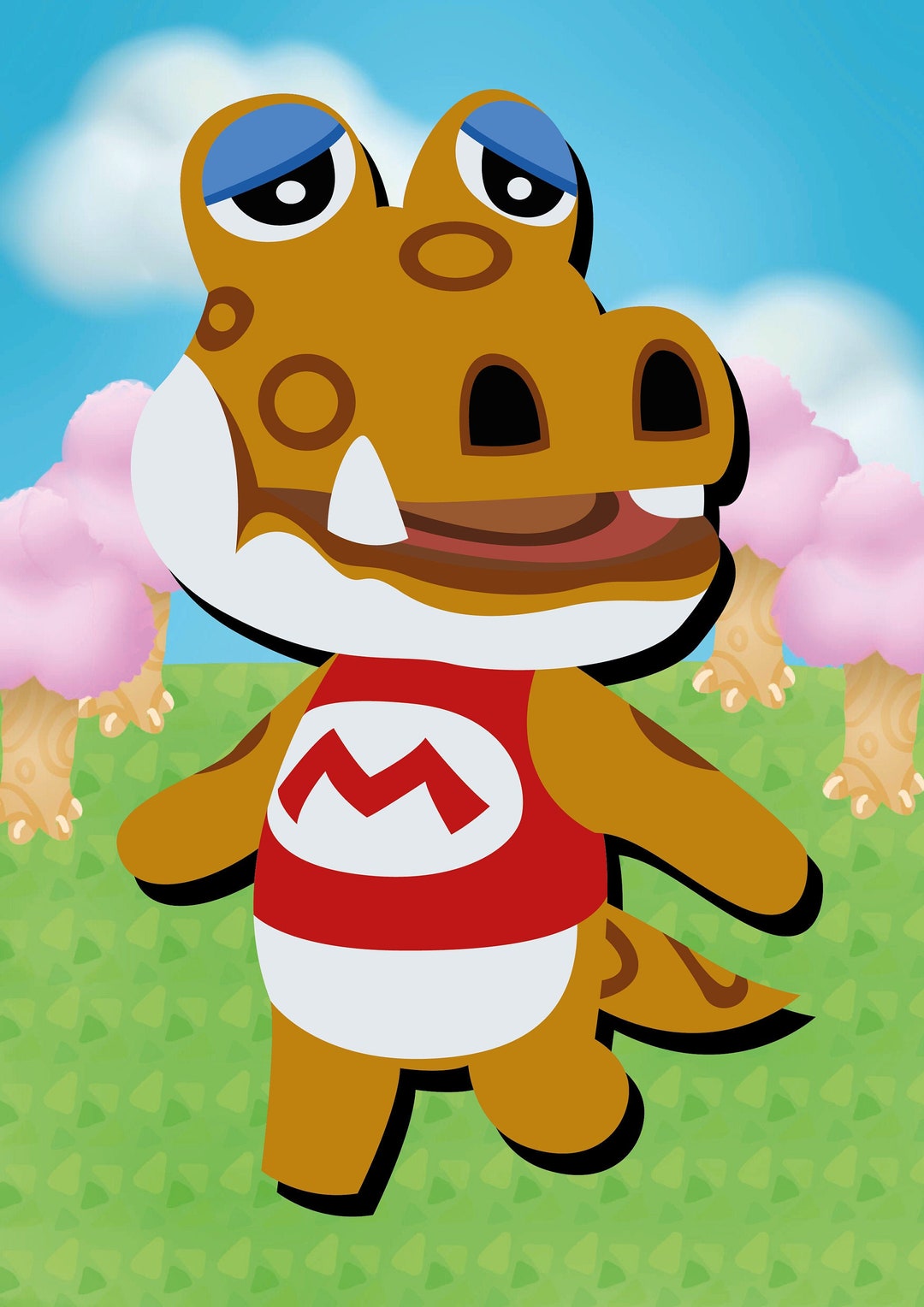 Animal Crossing Alfonso Art Print - Etsy UK