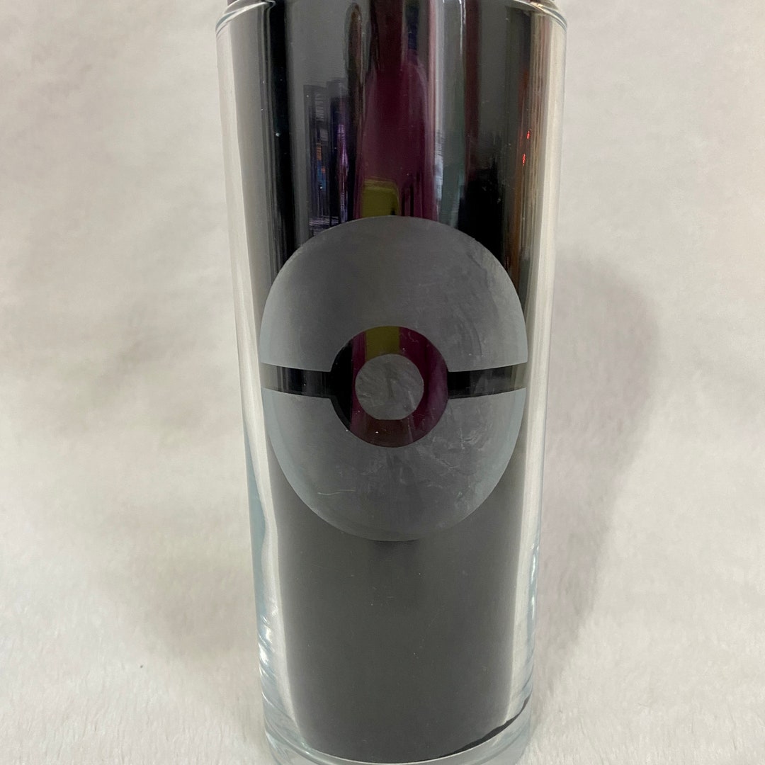 Pokemon Pokeball Etched Glass - Etsy