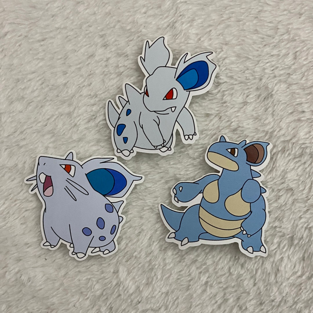 Pokémon Nidoran Nidorina Nidoqueen Stickers - Etsy