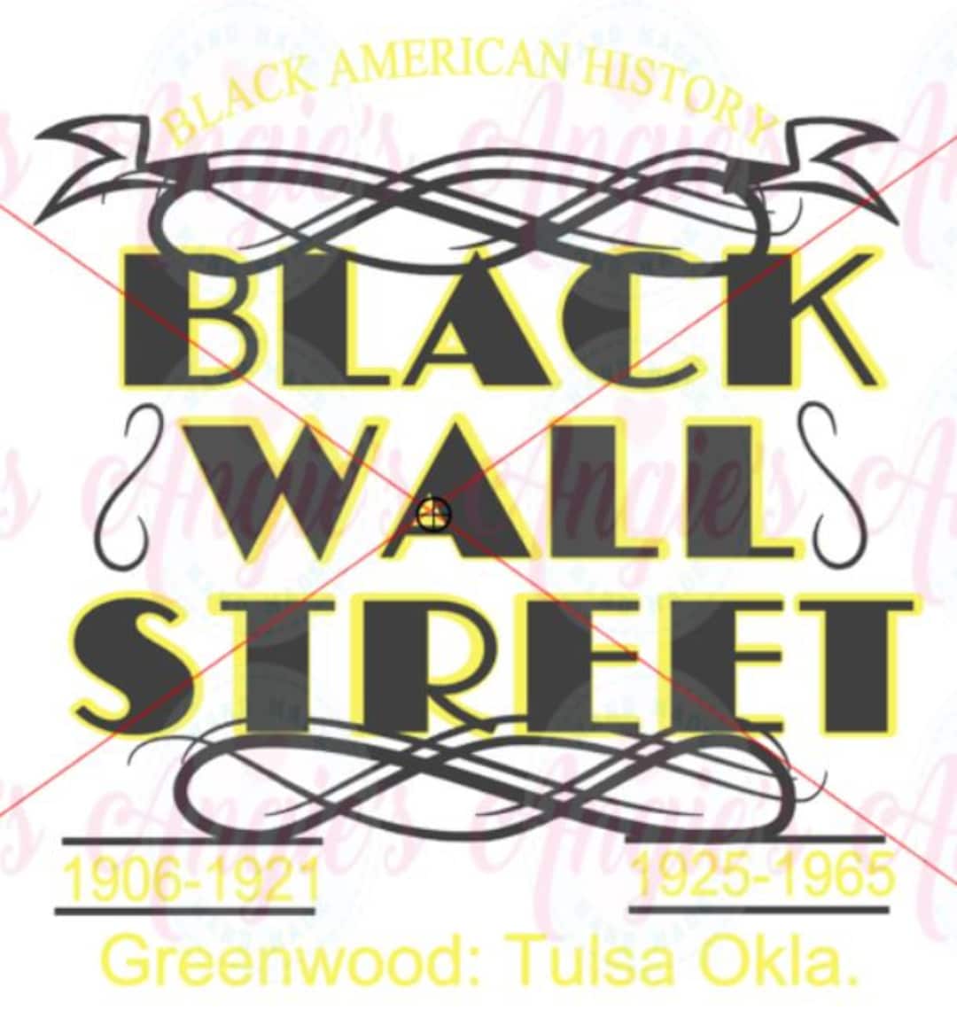 Black Wall Street SVG Cut File, Instant Download, BLM, Black Pride ...