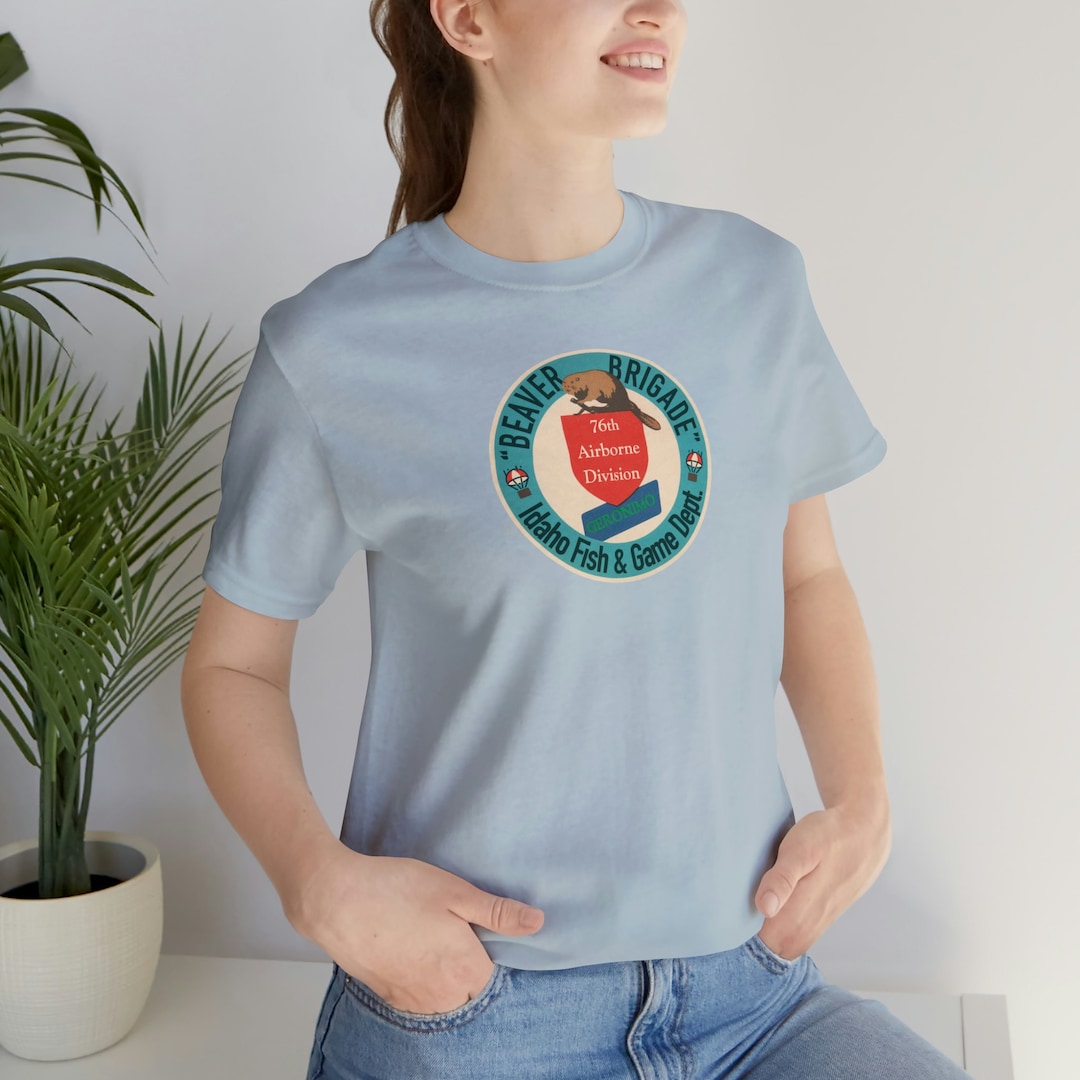 Beaver Brigade - 76th Airborne Division - Unisex Jersey Short Sleeve ...
