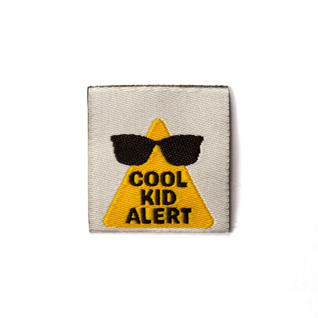 Cool Kid Alert | Woven Labels | Pack of 10 Labels | Sewing Accessories ...