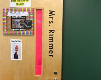 Classroom Door Window Decal - Etsy