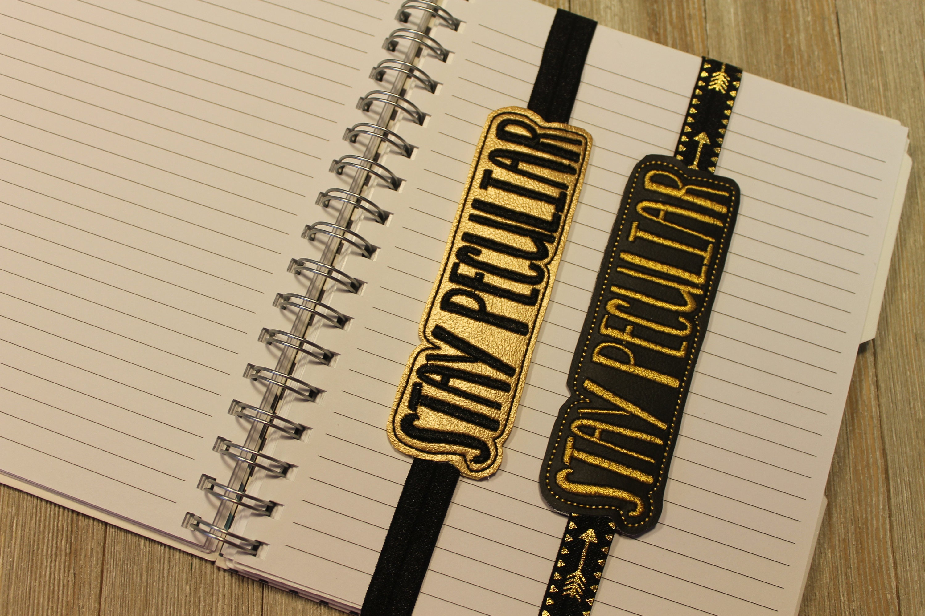 Book Band Planner Band Bookmark Peculiar Embroidered | Etsy