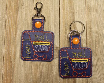 Aldi Key Chain, Key Chain, Aldi Keychain, Zipper Pull, Handmade ...