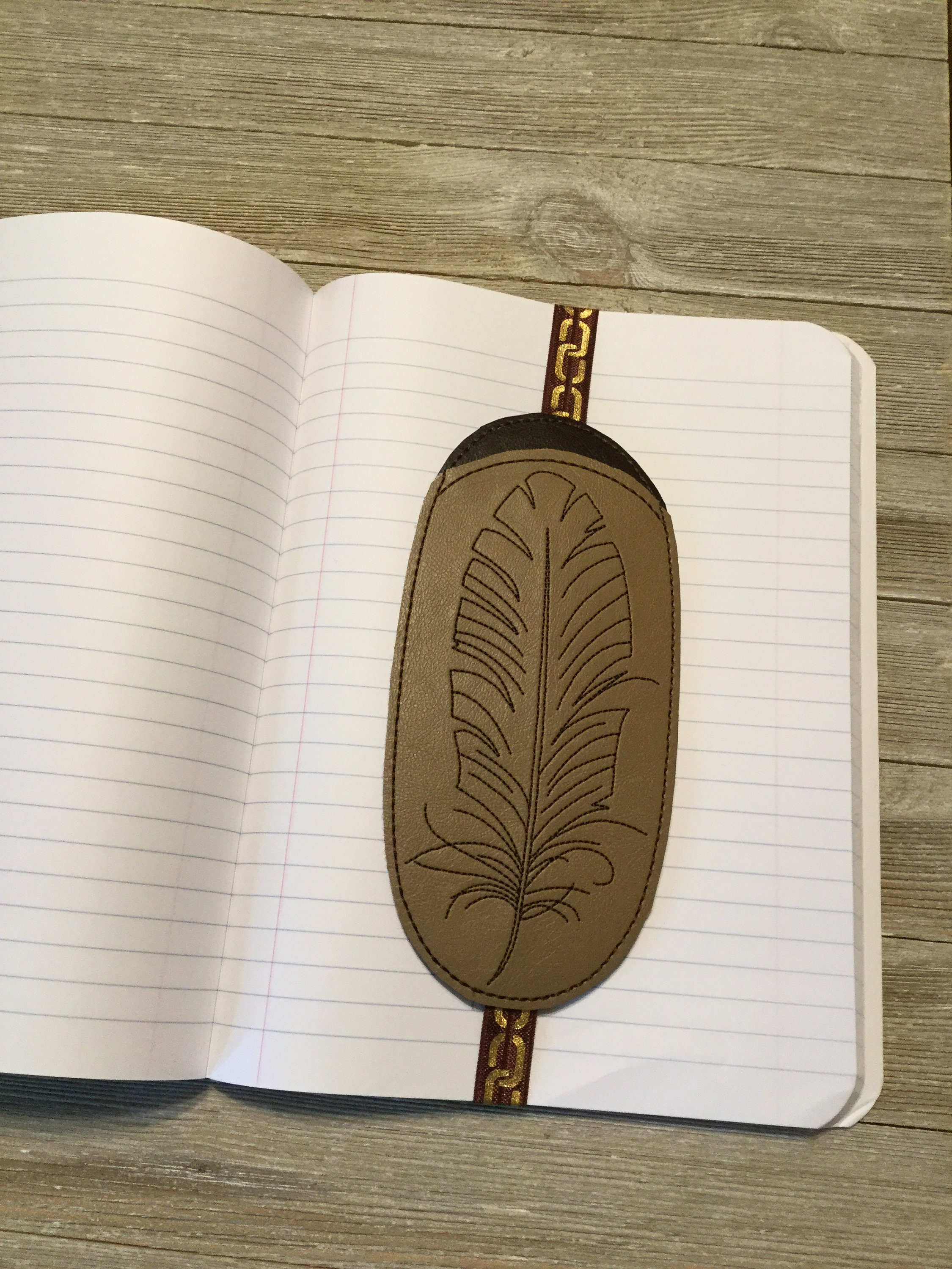 Book Band Planner Band Pocket Bookband Pocket Bookmark | Etsy