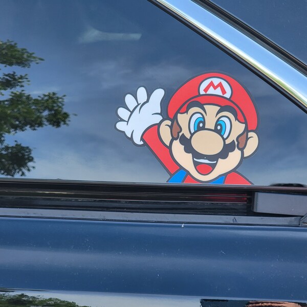 Super Mario Decal - Etsy