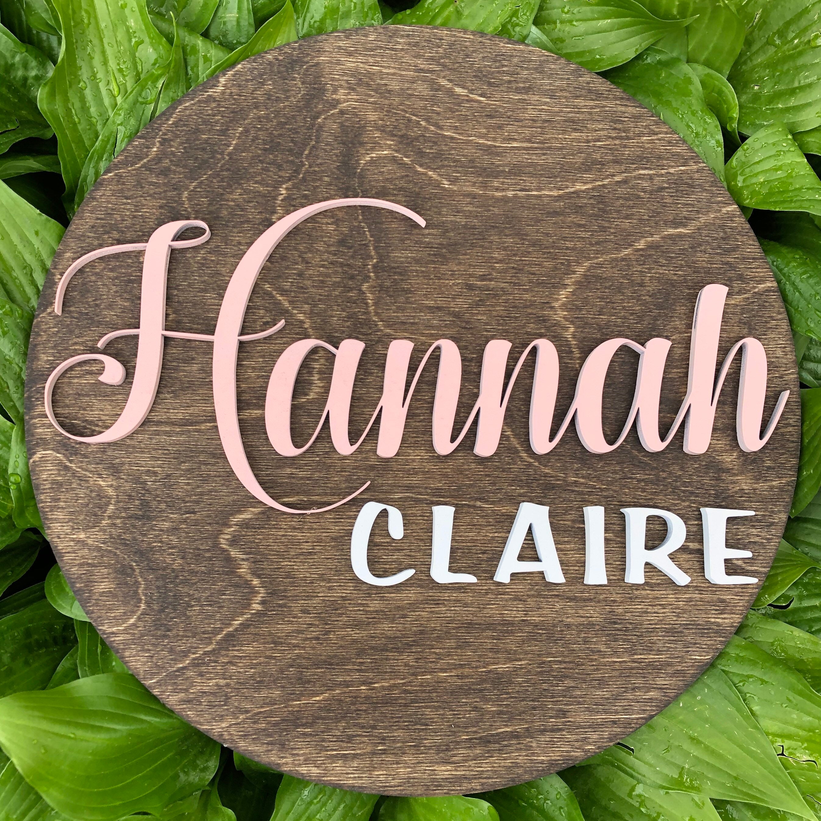 Custom Name Sign 3D | Etsy