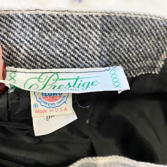 Vintage Prestige of Boston Plaid Wool Pencil Skirt ~ … - Gem