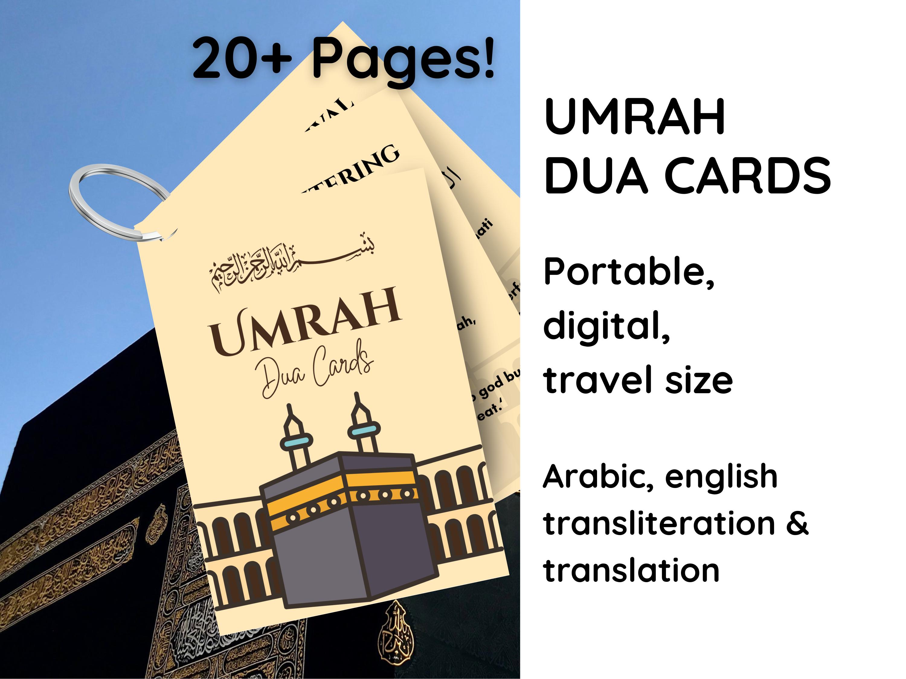Umrah Dua Cards: Muslim Pocket Guide (digital Download) - Etsy