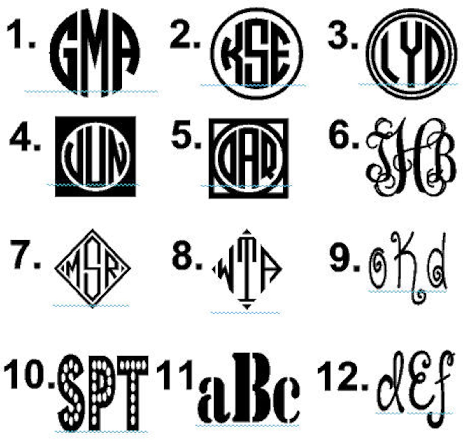 Glitter Vine Font Monogrammed Heat Transfer Iron On Custom - Etsy