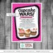 Cupcake Wars Flyer Printable Bake Off Cupcakes | Etsy