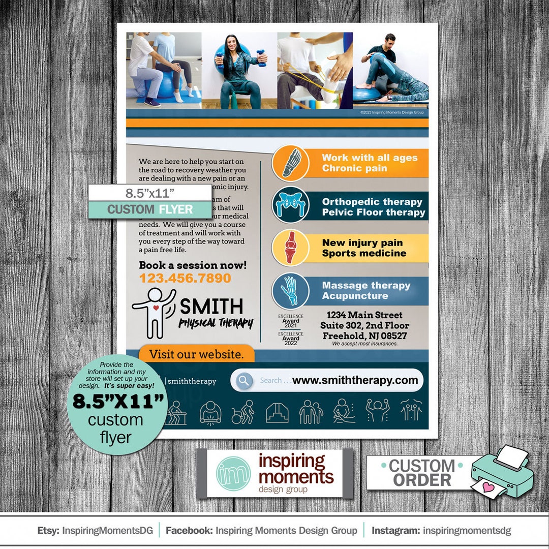 Physical Therapy Services Event Flyer Printable, Occupational Therapy ...