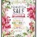Poinsettia Plant Sale Event Flyer Printable, Winter, Christmas ...