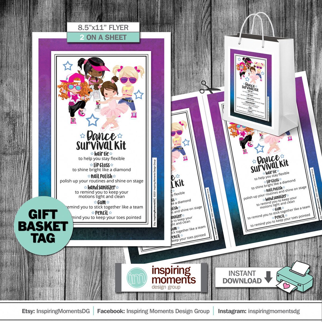 Dance Survival Kit Flyer Printable, Dance Competitions, Ballet, Hip Hop ...