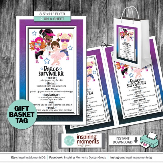 Dance Survival Kit Flyer Printable Dance Competitions - Etsy Canada
