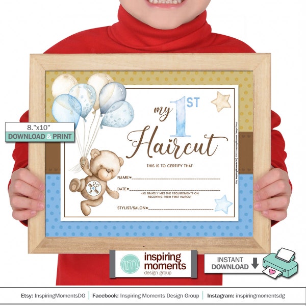 First Haircut Keepsake - Etsy