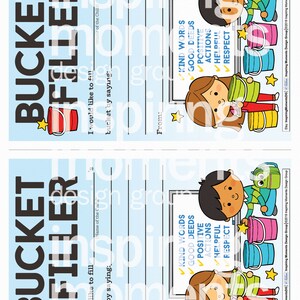 Bucket Filler Flyer Printable PTA PTN Teachers Tools School Flyer ...