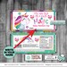 Unicorn Valentine Candy Bar Wrappers Magical Valentine Candy Bar Wrap ...