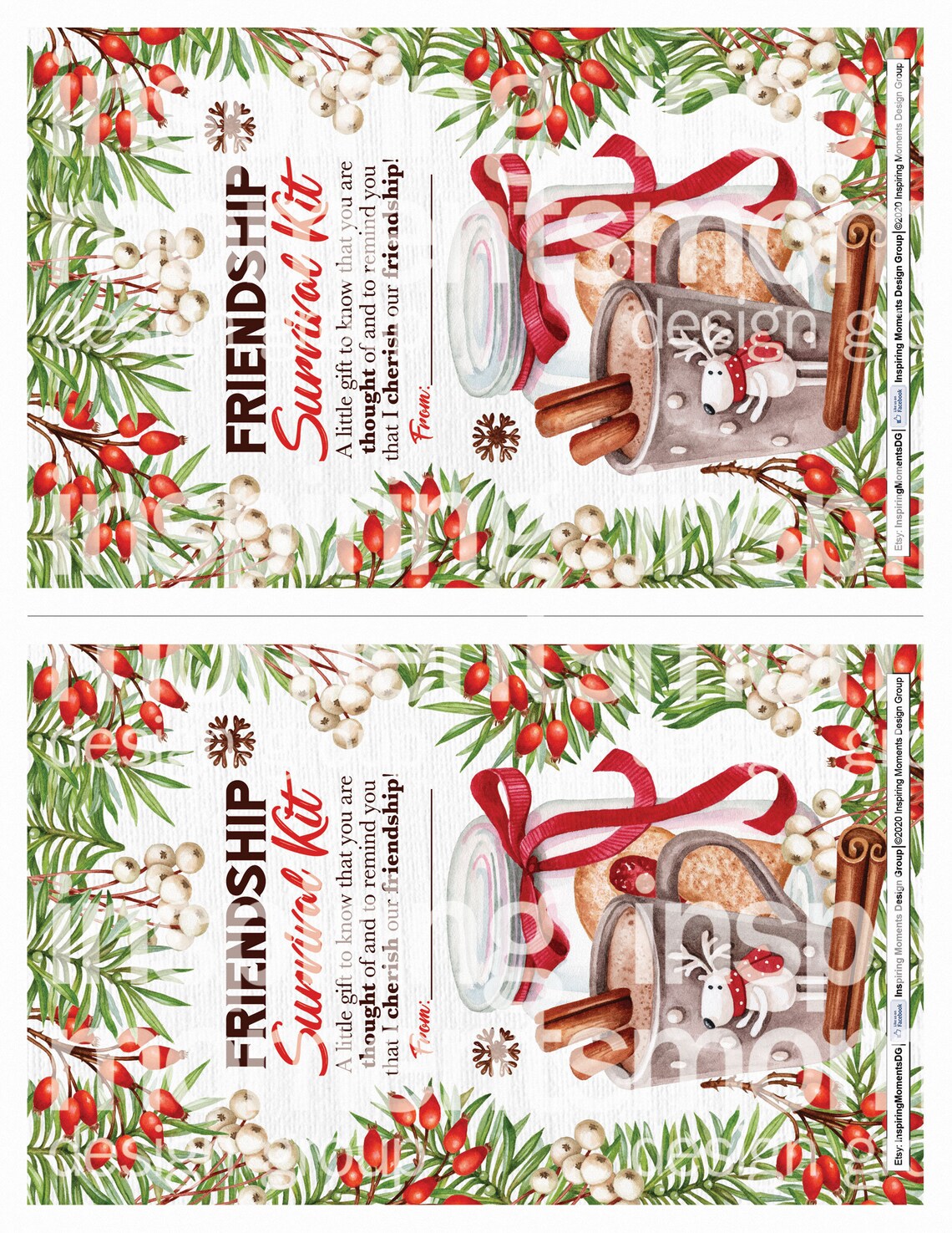 You've Been Gifted Flyer Printable Friendship Gift for A - Etsy