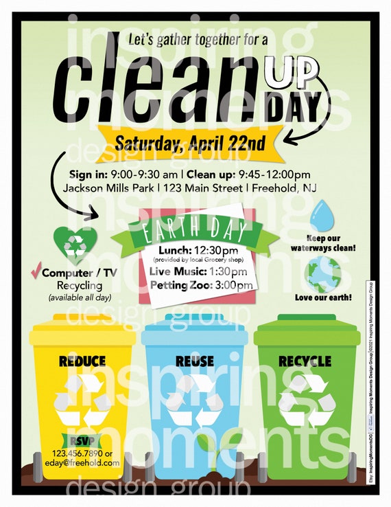 Office Clean Up Day Flyer