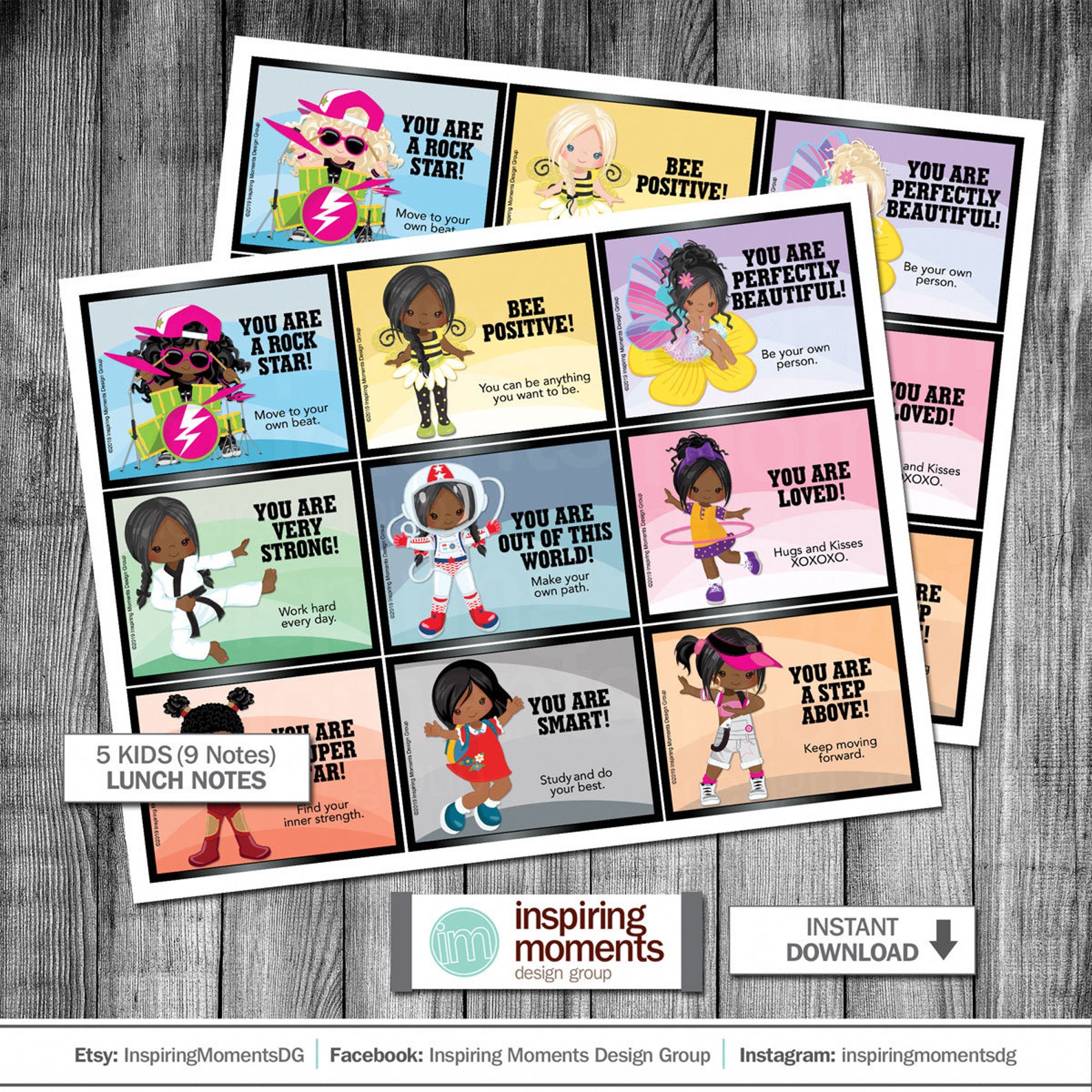 INSTANT DOWNLOAD Printable Kids Lunch Tags Second Grade | Etsy