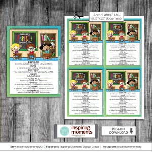 Parent Survival Kit, Kindergarten Event Flyer Printable, Pre School ...