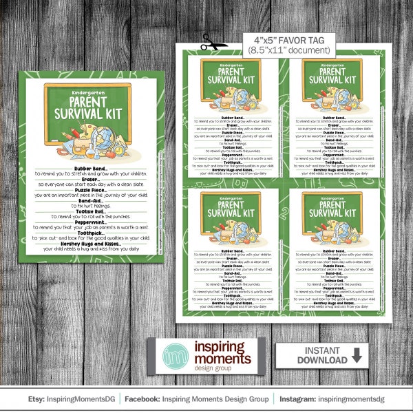 Parent Survival Kit - Etsy