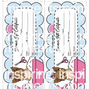 Dog Grooming Gift Certificate: Pet Spa, Puppy Groom (printable PDF) - Etsy