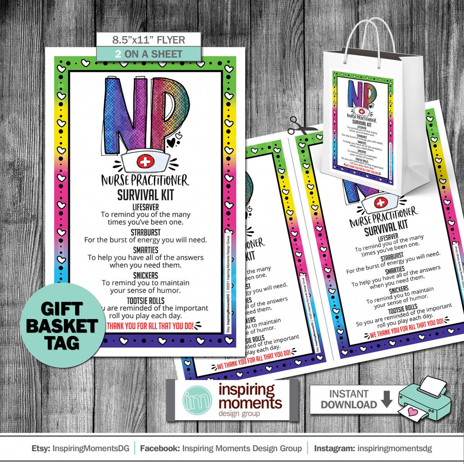 Nurse Practitioner Survival Kit Flyer Printable (digital Download) - Etsy