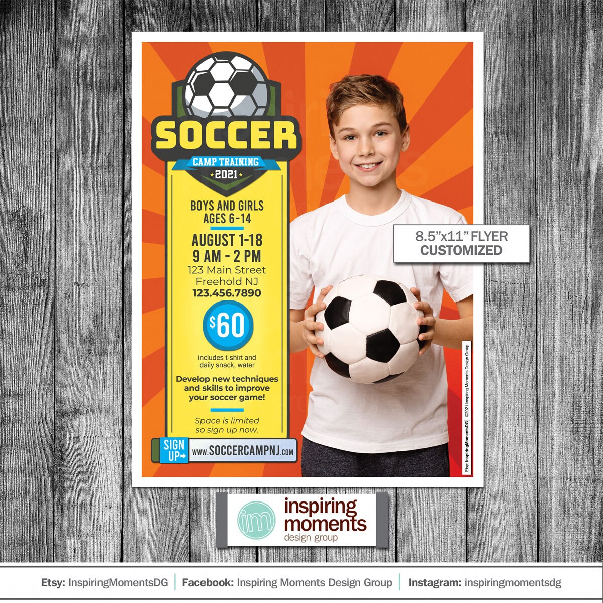 Soccer Camp Flyer Template