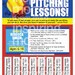 Softball Pitching Lessons Event Flyer Printable Baseball Pitching ...
