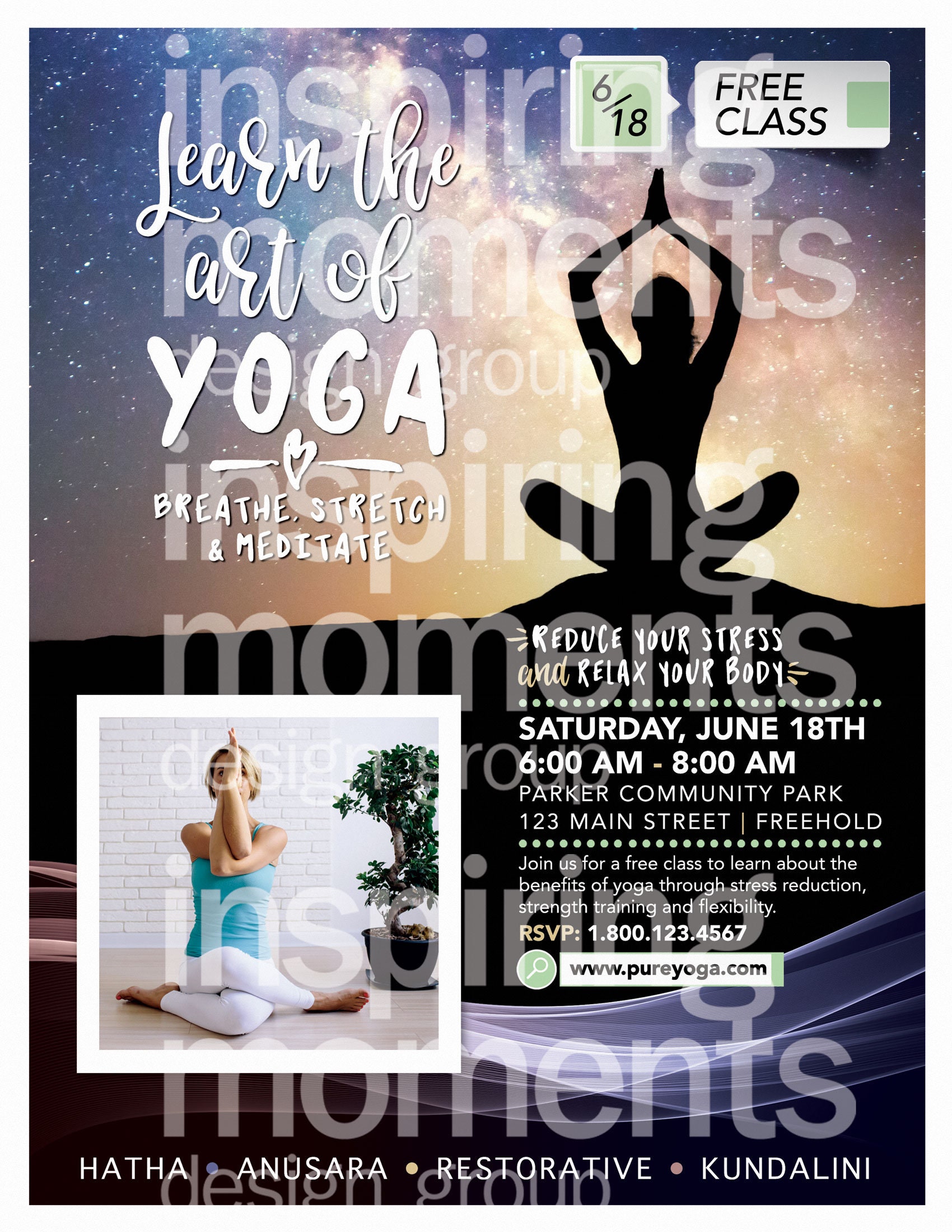 Yoga Event Poster