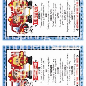Firefighter Survival Kit Flyer Printable, Firefighters, Firehouse ...