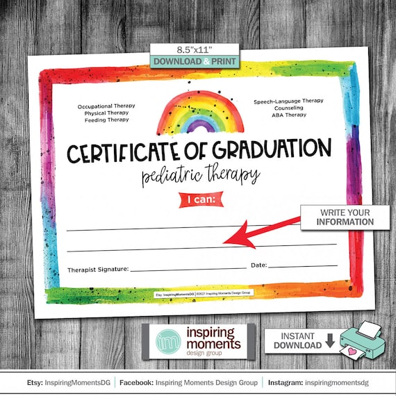 Occupational Therapy Certificate Outline