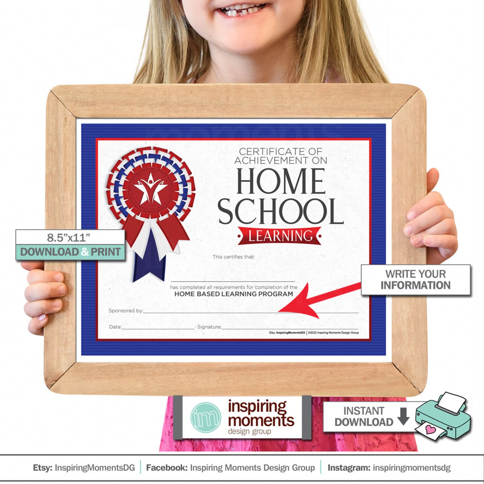 Home School Graduation Certificate: Printable Achievement Award ...