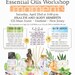 Essential Oils Event Flyer Printable | Workshop | Fundraiser ...