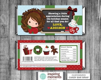 Teachers Appreciation Candy Bar Wrap, Thank You, End of the School Year ...