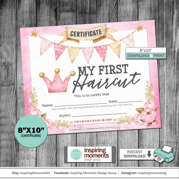 First Haircut Keepsake - Etsy