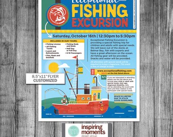 Fishing Trip Flyer - Etsy