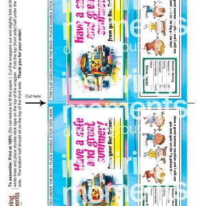 School Bus Driver Thank You Candy Bar Wrapper (digital Download) - Etsy