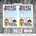 Bucket Filler Flyer Printable PTA PTN Teachers Tools School Flyer ...
