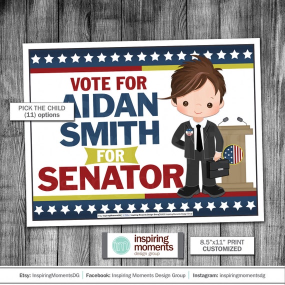 Student Government Flyer Vote Voting Printable Teachers - Etsy