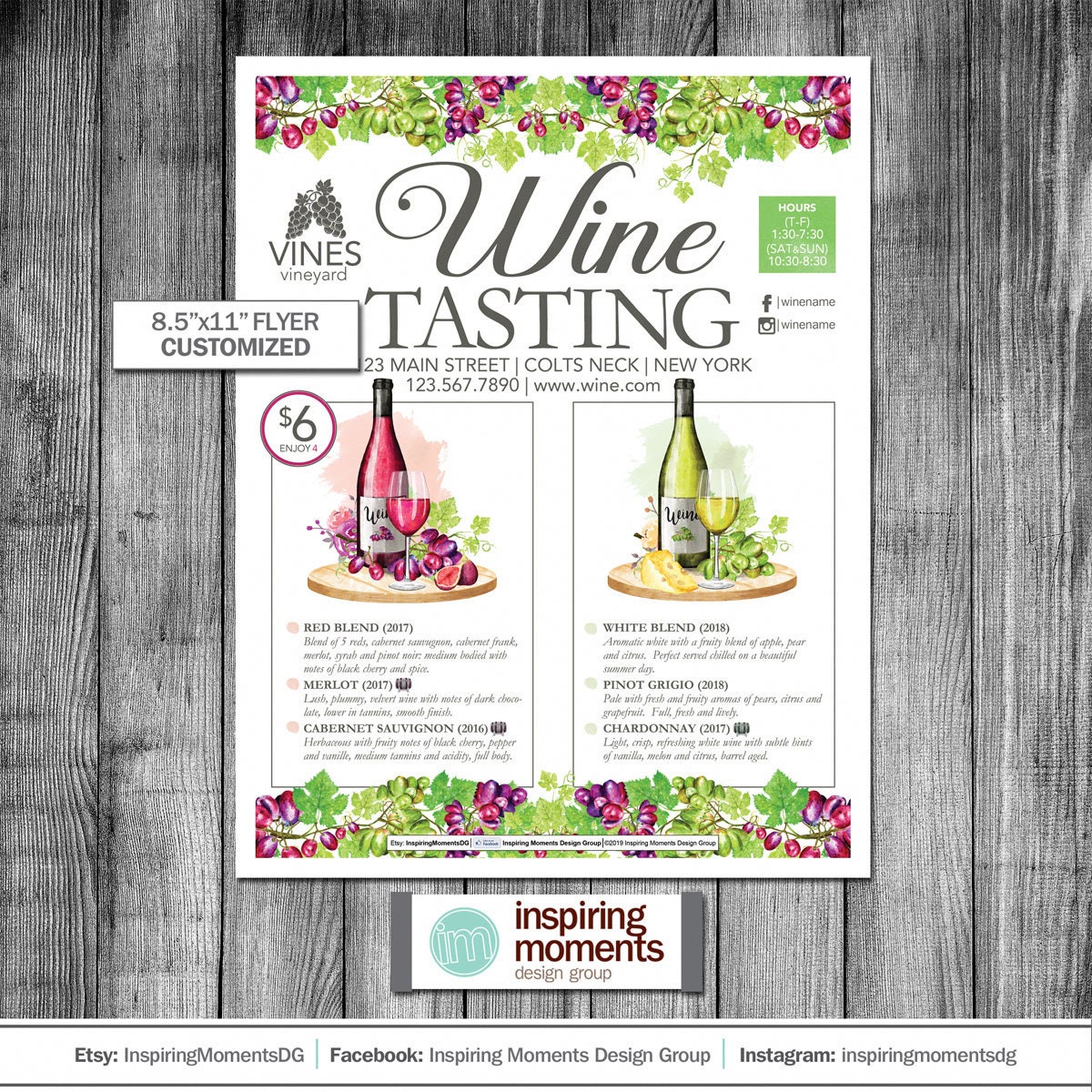 Wine Tasting Event Flyer